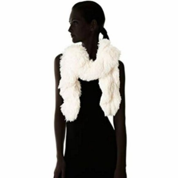 Cejon | Accessories | Nwt Cejon Faux Fur Boa Muffler Scarf Ivory | Poshmark